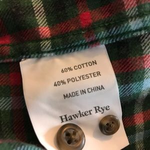 Hawker Rye | Shirts | Mens Hawker Rye Long Sleeve Flannel Shirt | Poshmark